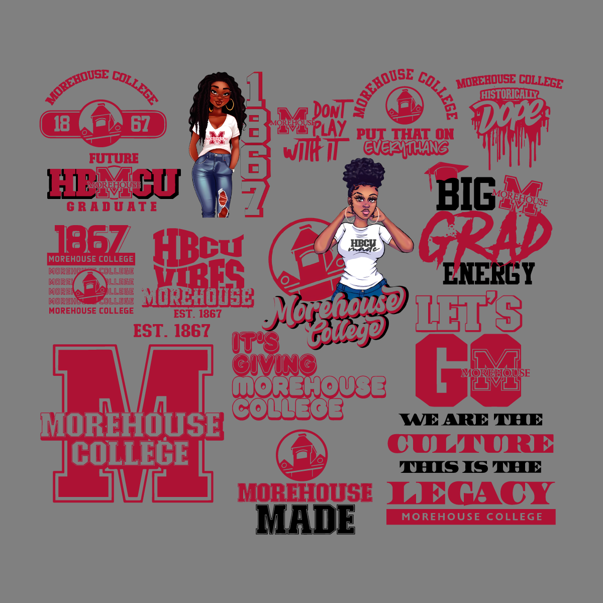 Morehouse College Svg & New Hbcu Designs | Inspire Uplift