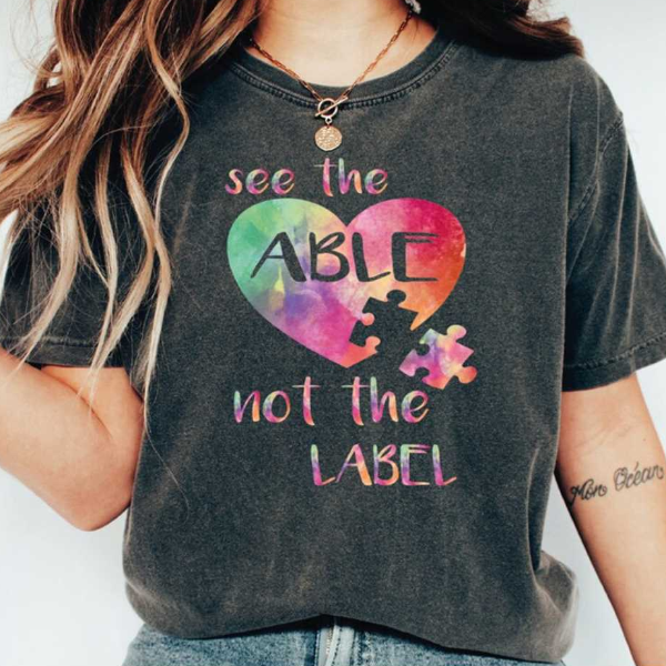 See the Able not the Label, Autism Teacher Shirt, Special Ed | Inspire ...