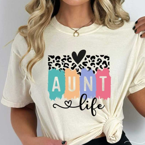 Aunt Life SVG PNG, Aunt svg, Leopard Aunt svg, Auntie svg, C | Inspire Uplift
