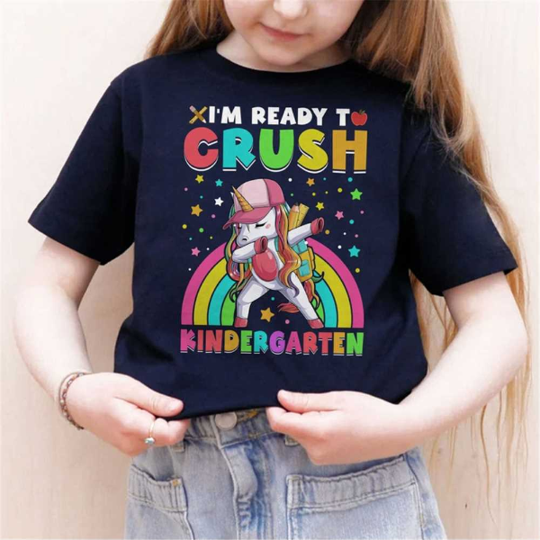 I'm Ready To Crush Kindergarten Shirt, Cute School Shirt For | Inspire ...