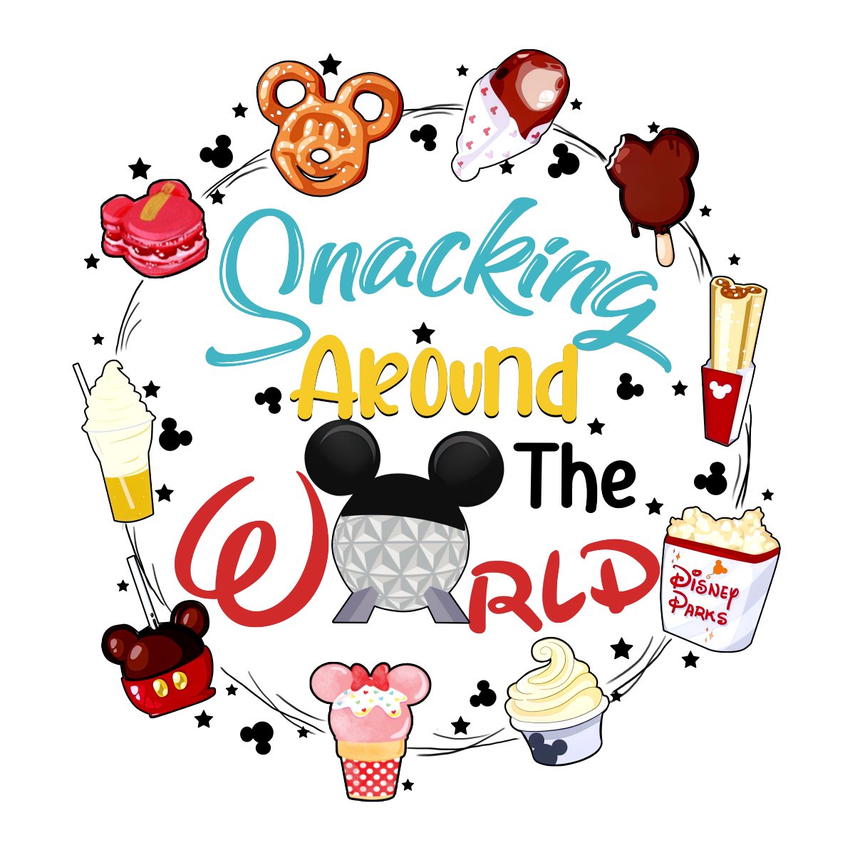 Disney Mouse Snacking Around The World PNG - Inspire Uplift