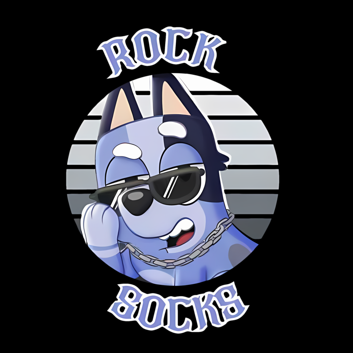 Bluey Rock Socks Cartoon Character PNG Digital Download File | Inspire ...