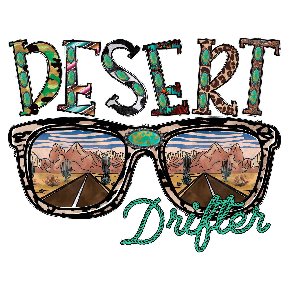 Desert Drifter Western PND Instant Download | Inspire Uplift
