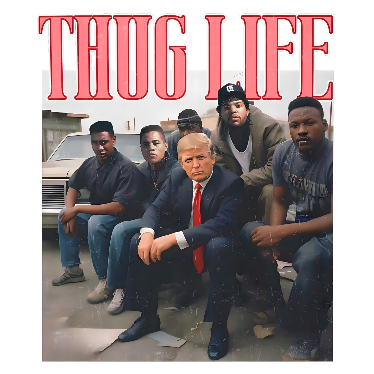 Funny Thug Life Trump And Friends PNG Digital Download Files | Inspire ...