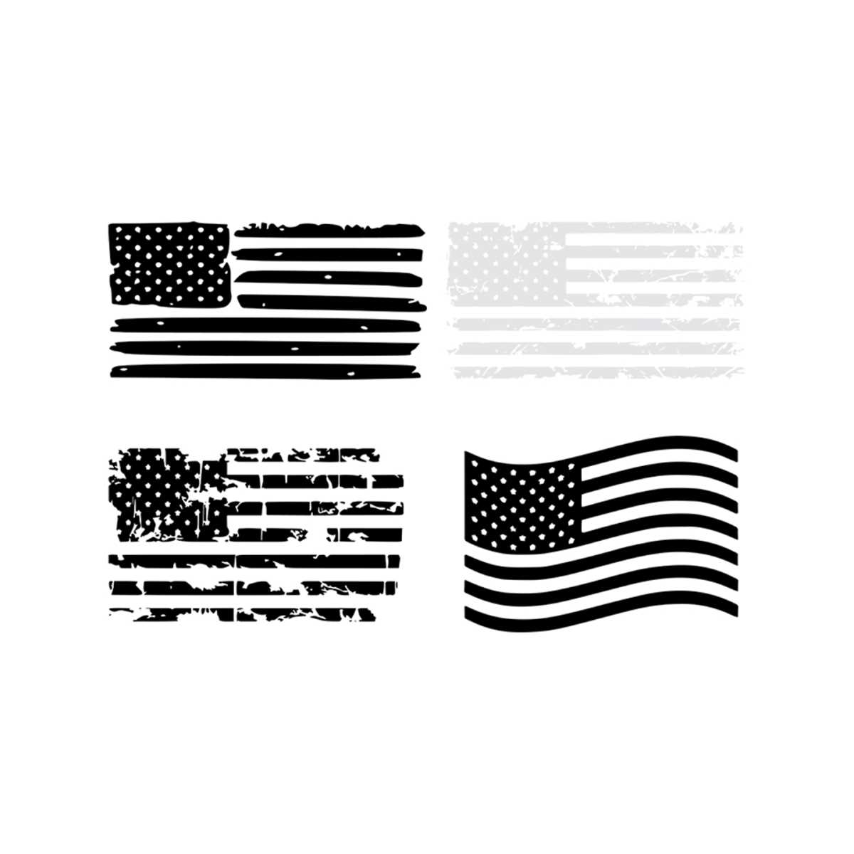 American Flag Bundle Svg, Independence Svg, 4th Of July Svg, | Inspire ...