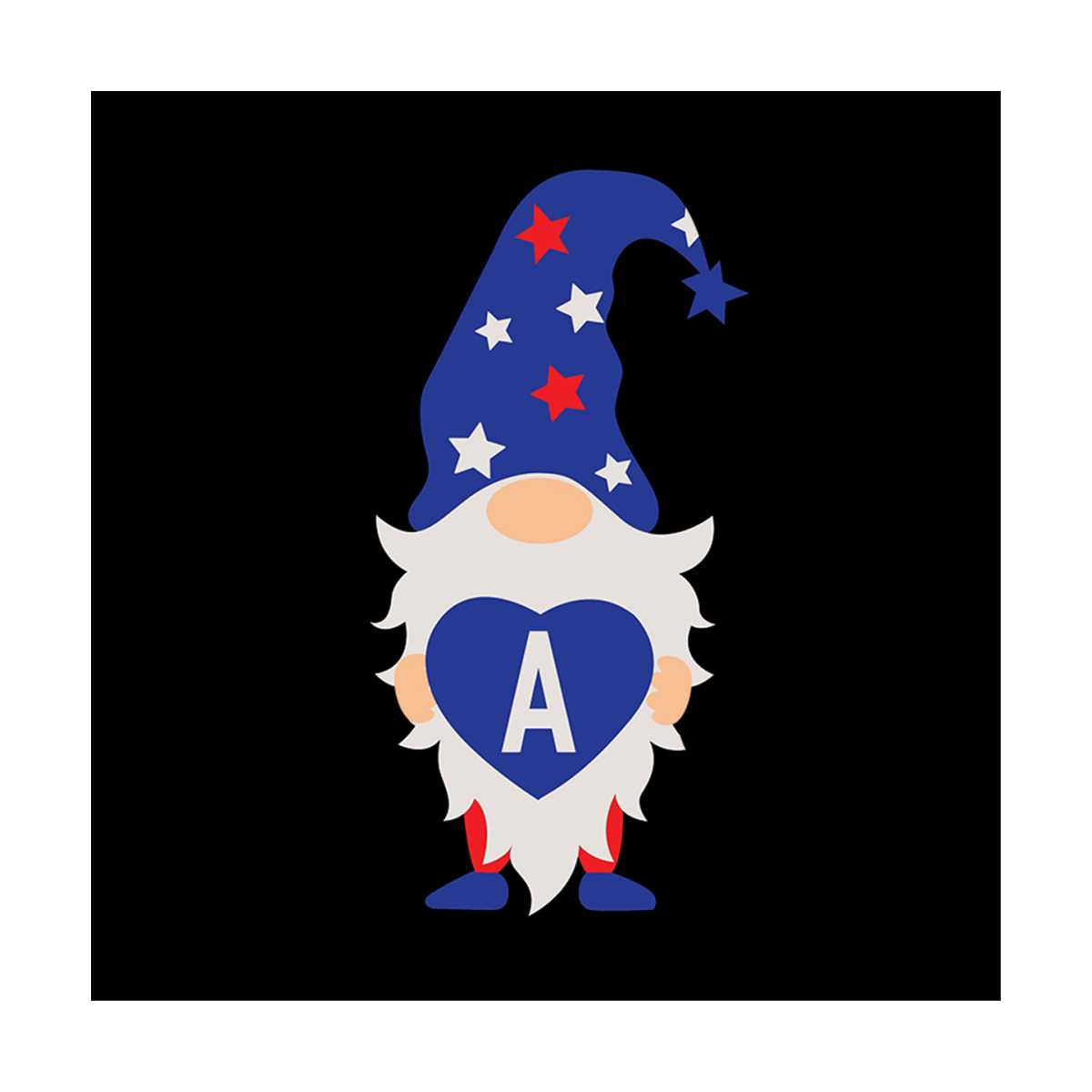 Blue Gnome Svg, Independence Svg, Gnome Svg, American Gnome | Inspire ...