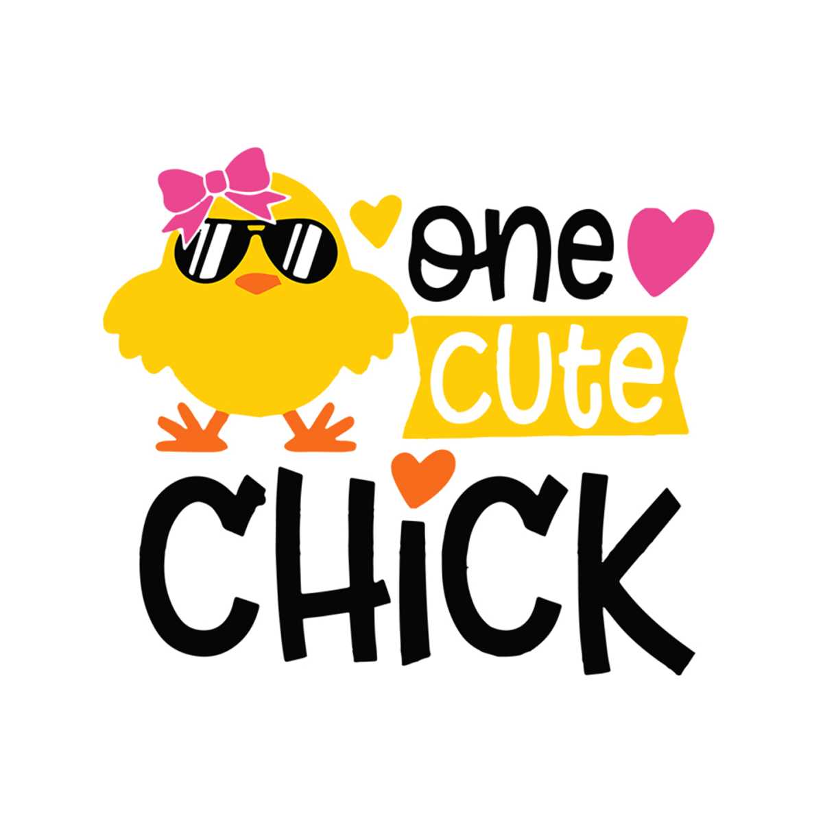 One cute chick svg, easter svg, trending svg, rabbit svg, bu | Inspire ...