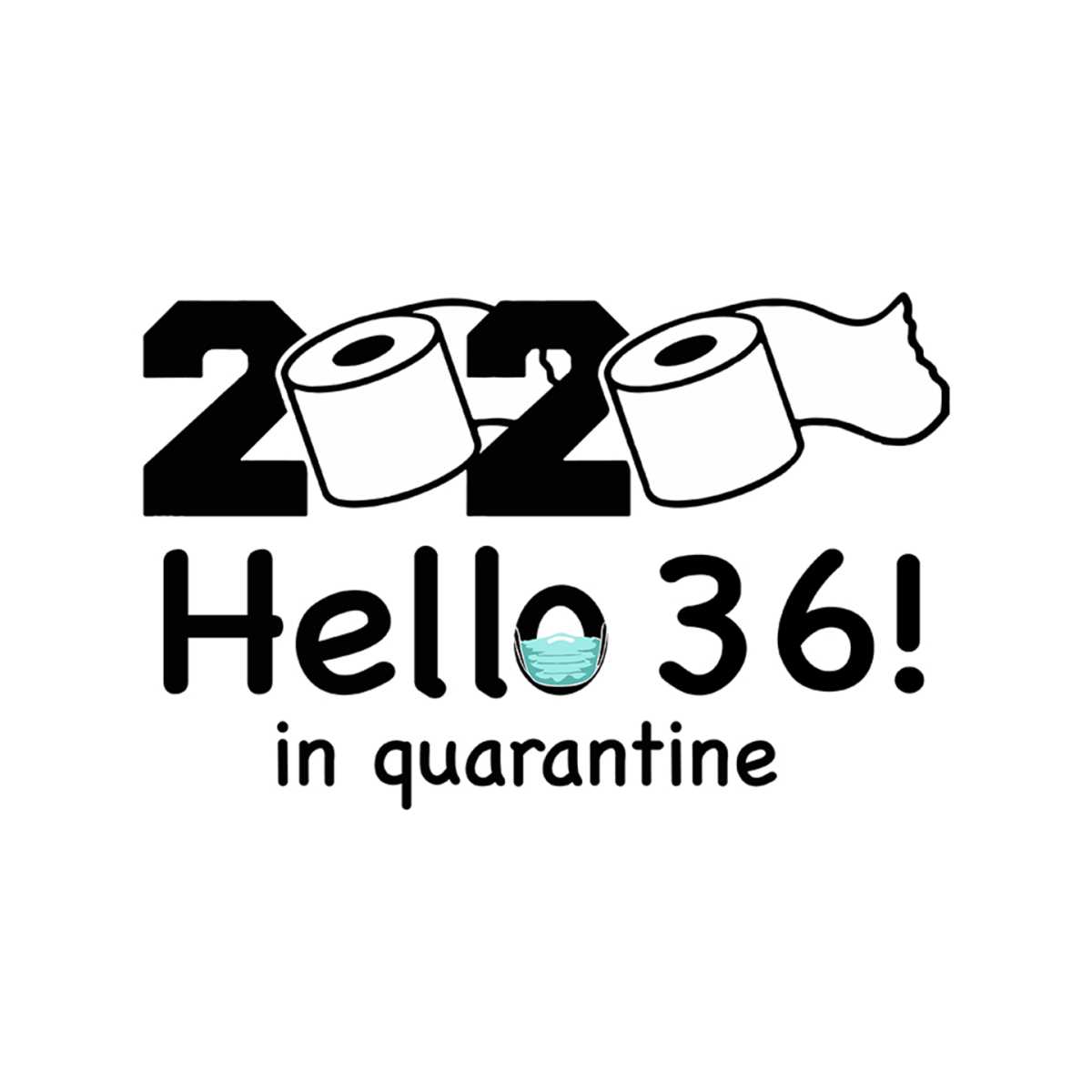 2020 hello 36 in quarantine svg, birthday svg, quarantine bi | Inspire ...