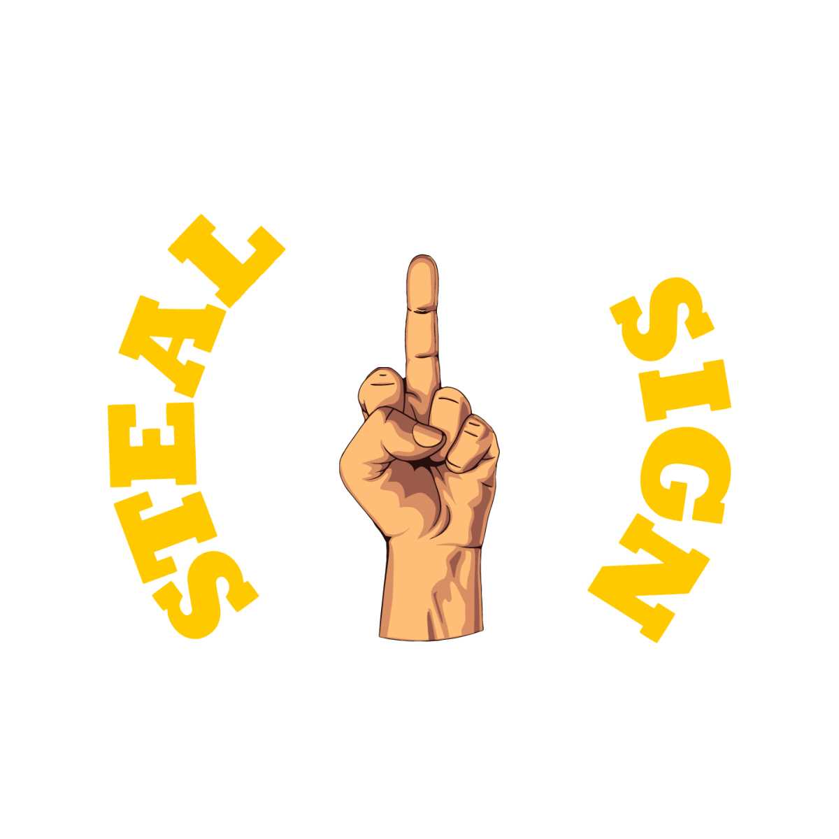 Middle Finger Michigan Sign Stealing Free Harbaugh Svg | Inspire Uplift