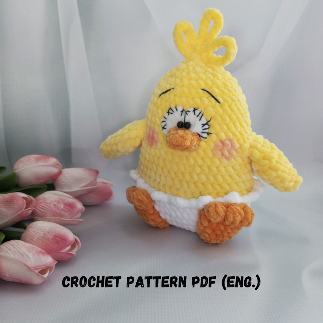 Crochet pattern Chick, amigurumi chick, easter chick pattern | Inspire ...
