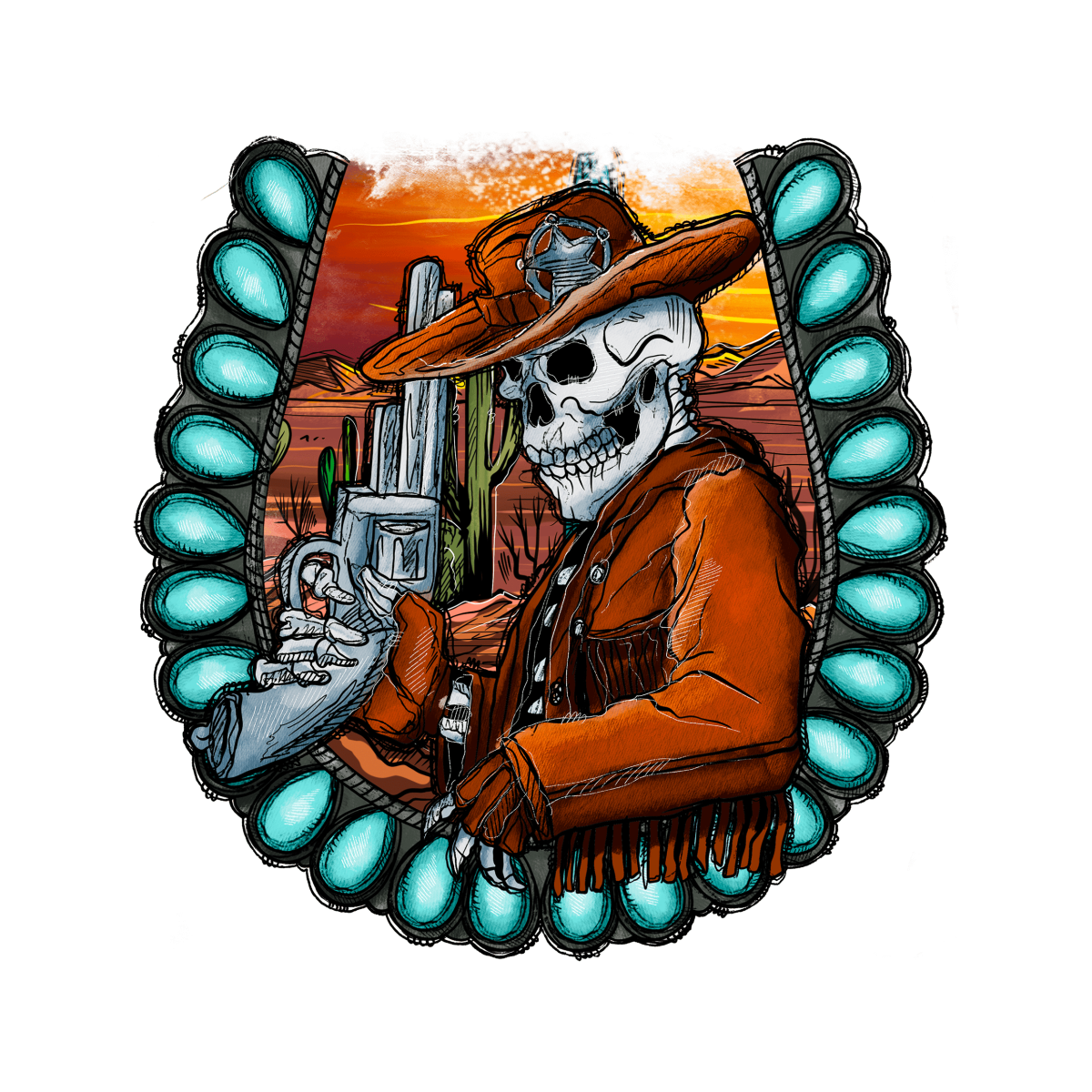 Cowboy Skeleton Western Png Download Digital Download Files | Inspire ...