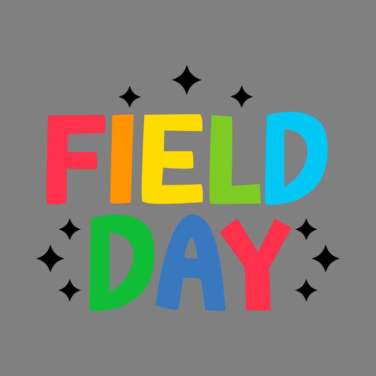 School Field Day 2024 Activity SVG Digital Download Files | Inspire Uplift