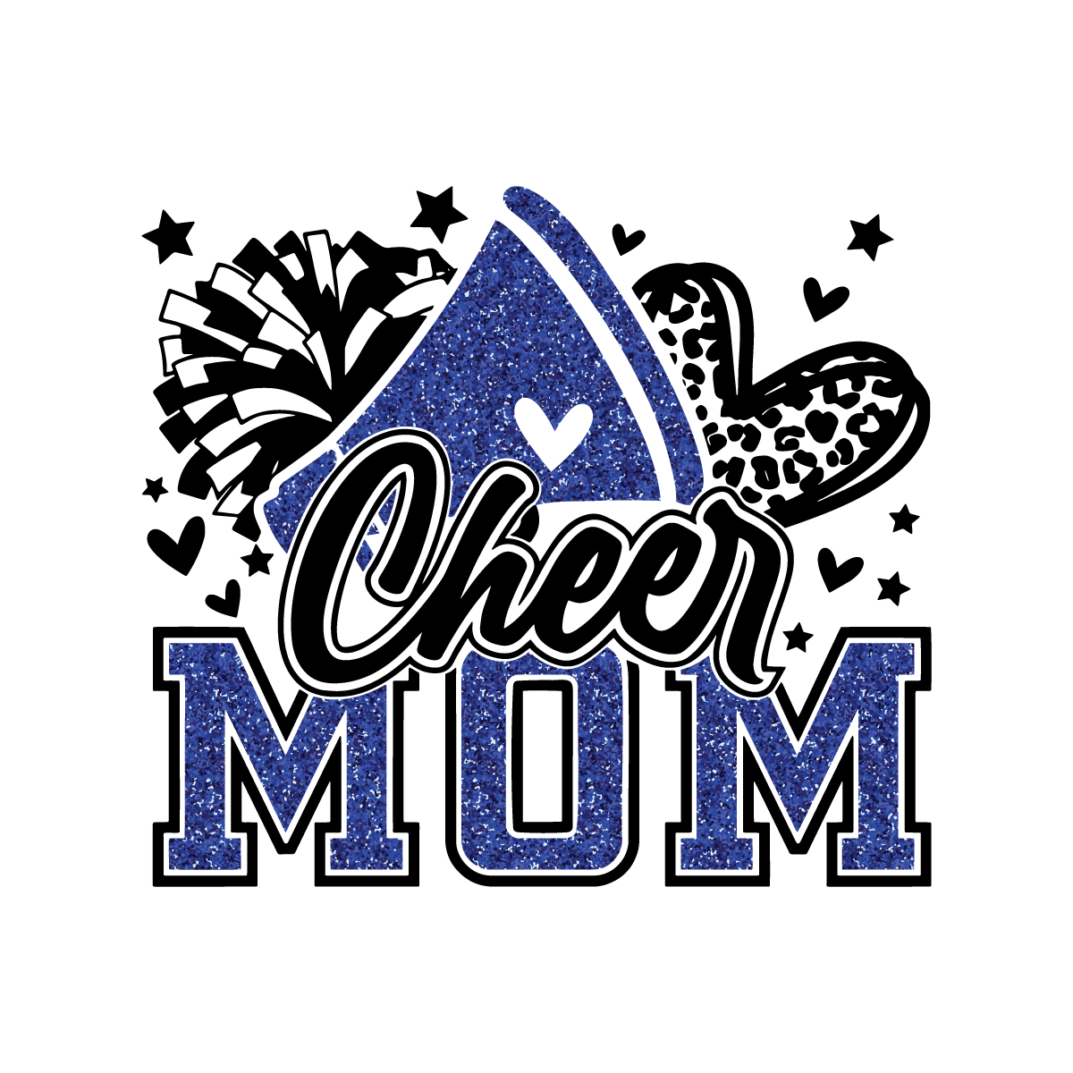 Cheer Mom Svg Digital Download Files | Inspire Uplift