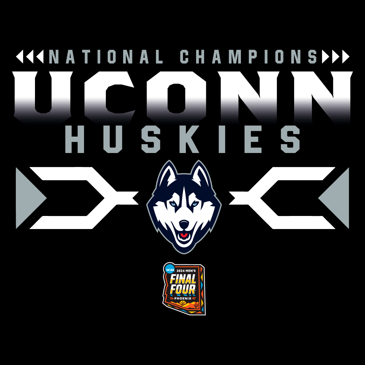 UConn Huskies 2024 NCAA Mens Basketball National Champions S | Inspire ...