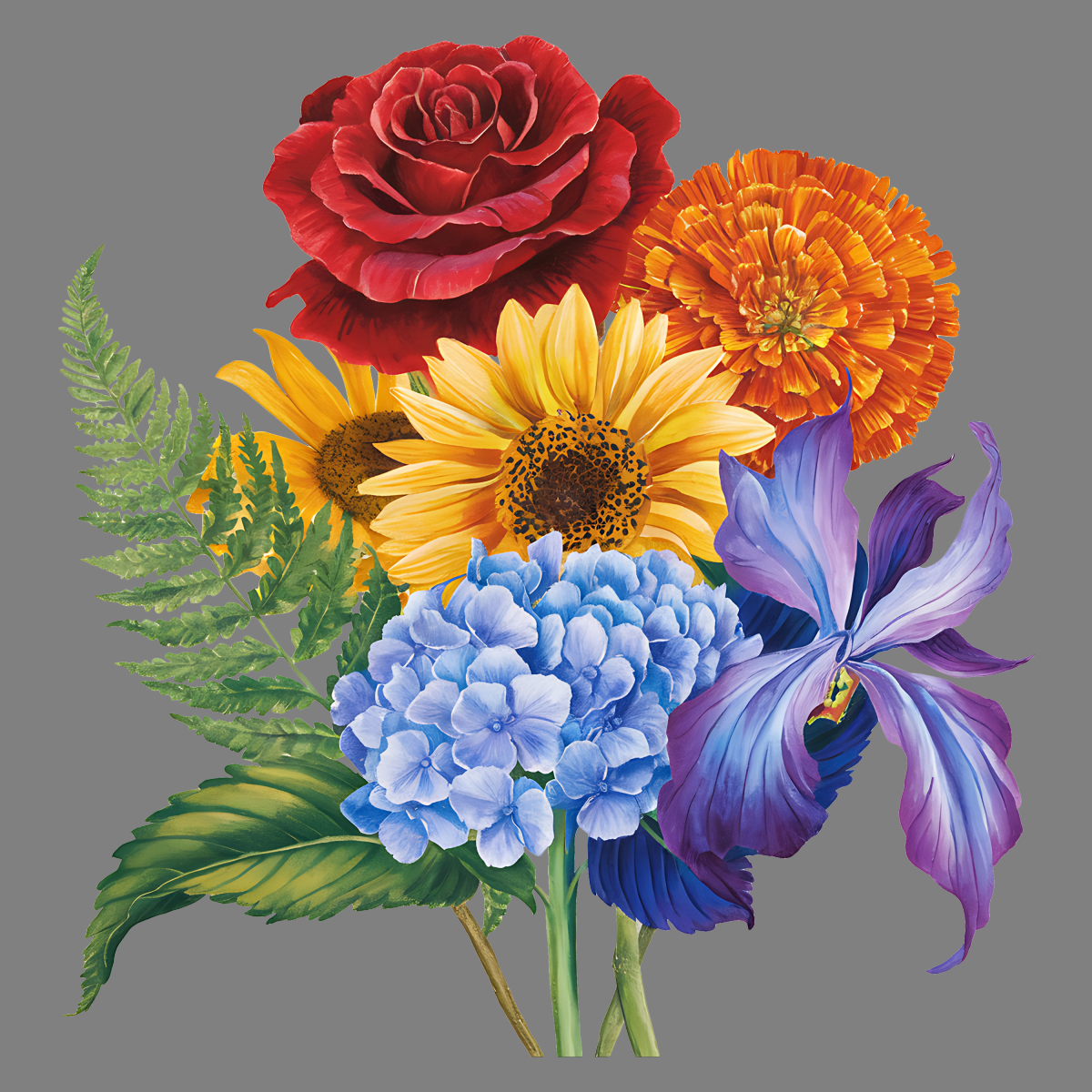 LGBT Pride Flowers Equality Gender PNG Digital Download File | Inspire ...