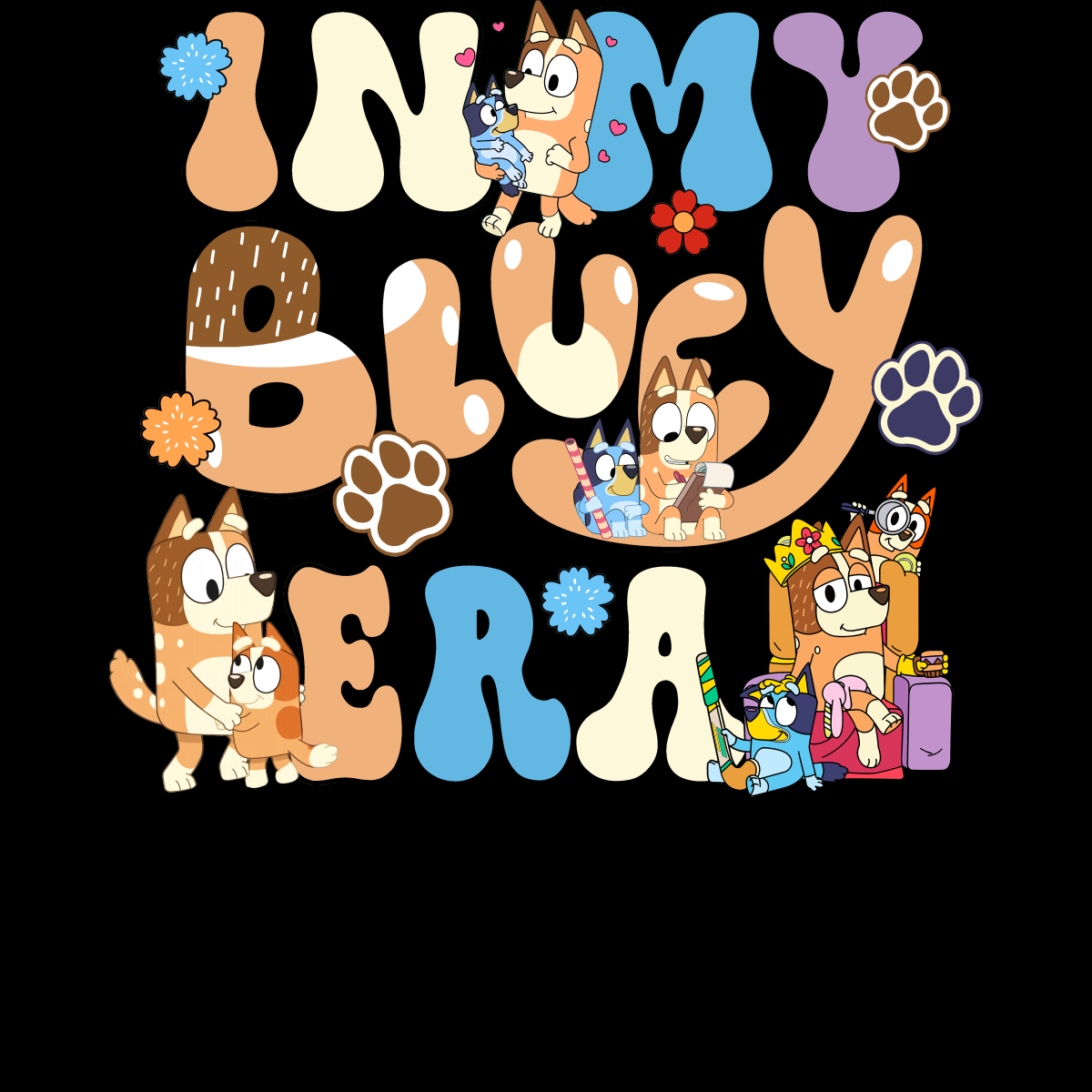 In My Bluey Era Chilli Heeler Bingo PNG Digital Download Fil | Inspire ...