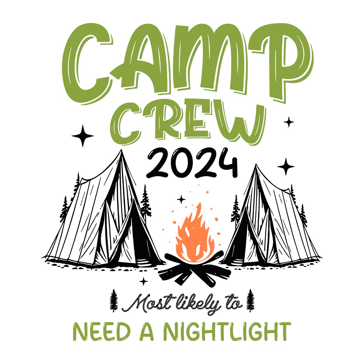 Camp Crew 2024 Funny Camper SVG Digital Download Files | Inspire Uplift