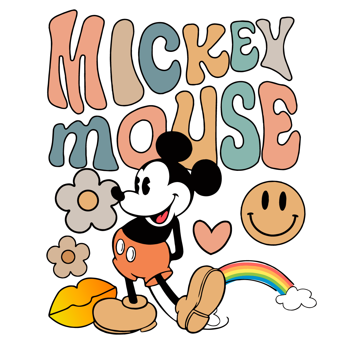 Cute Mickey Mouse Disney Cartoon SVG Digital Download Files | Inspire ...