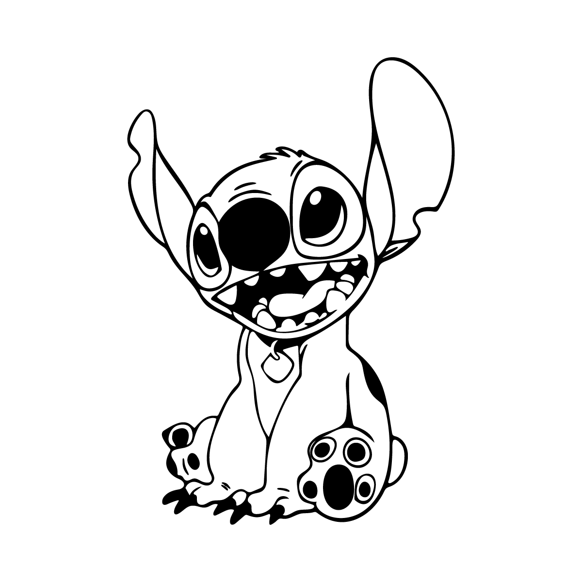 Stitch Svg, Cartoon Svg, stitch silhouette svg, Stitch Cricu | Inspire ...