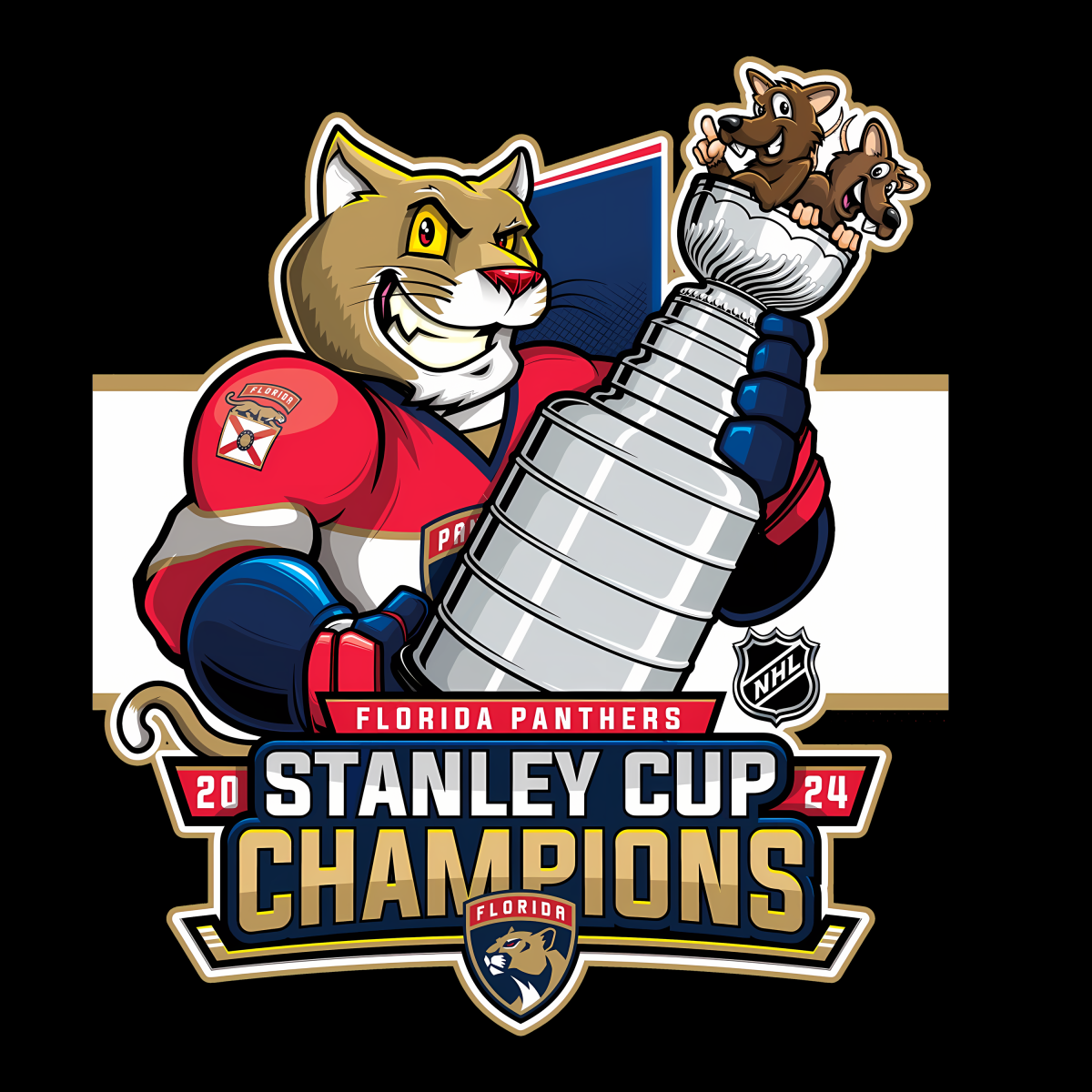 Florida Panthers Stanley Cup Champions NHL Winner PNG | Inspire Uplift