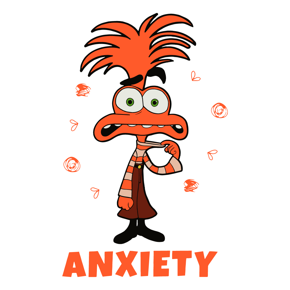 Inside Out Anxiety Disney Character SVG Digital Download Fil | Inspire ...