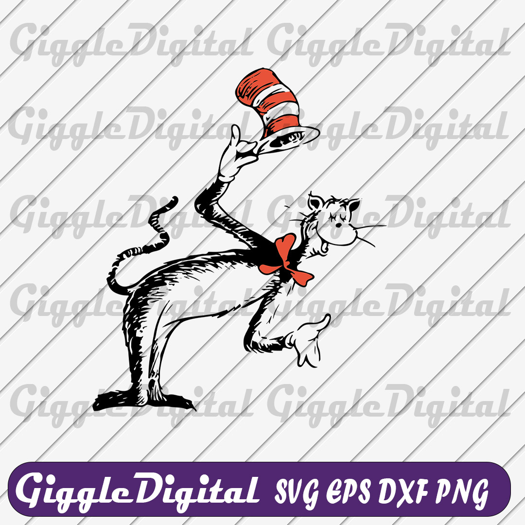 Sam svg, Sam dr seuss svg, Dr Seuss Svg, Dr. Seuss Cat, Hort - Inspire ...
