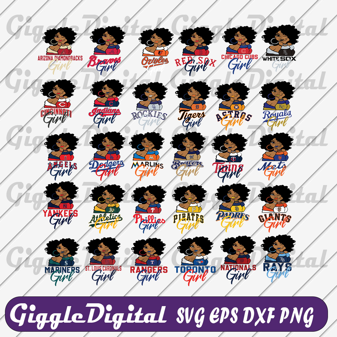 Mlb girl Teams svg, mlb girl svg, All mlb girl Teams svg, ml | Inspire ...