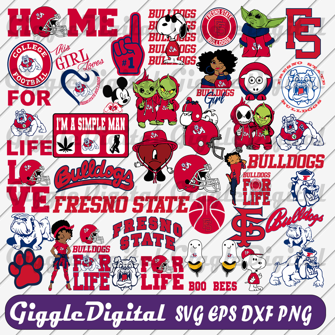 Fresno State Bulldogs Bundle Svg, Sport Svg, Fresno State Bu | Inspire ...