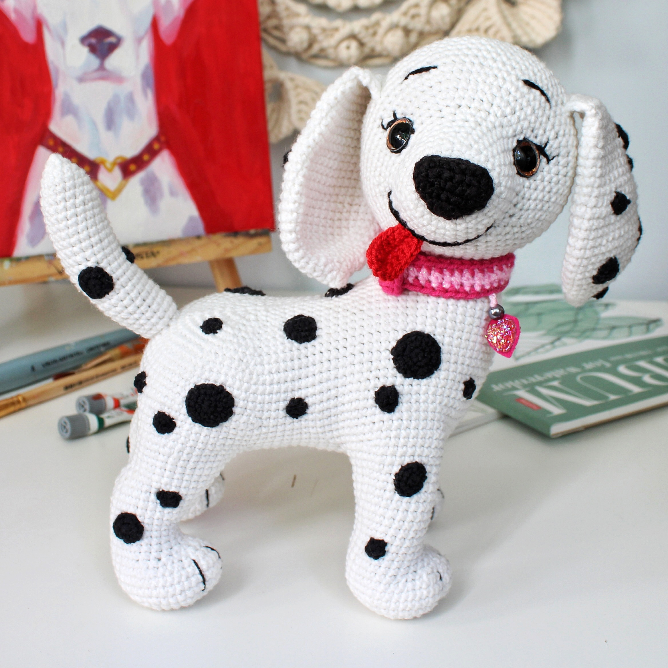 Dalmatian Dog Crochet Pattern In English Realistic Puppy | Inspire Uplift