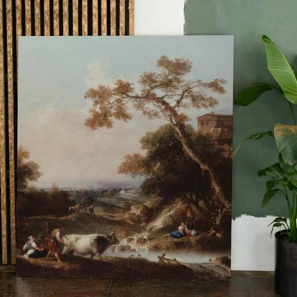 Tall Tree Oil Painting Poster Digital Download | Printable W - Inspire ...