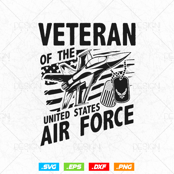 Veteran of the United States US Air Force USAF Svg Png, Air | Inspire ...