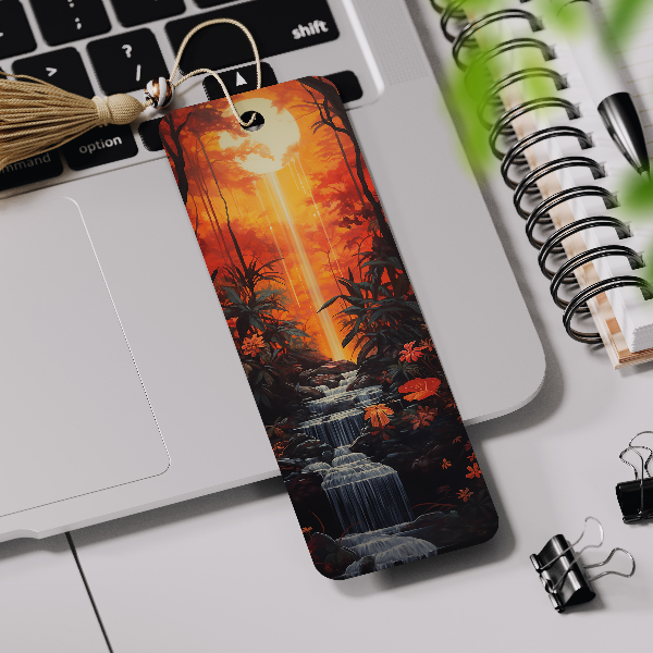 Tropical Bookmark Printable, Sunset Sublimation Design, Wate | Inspire ...