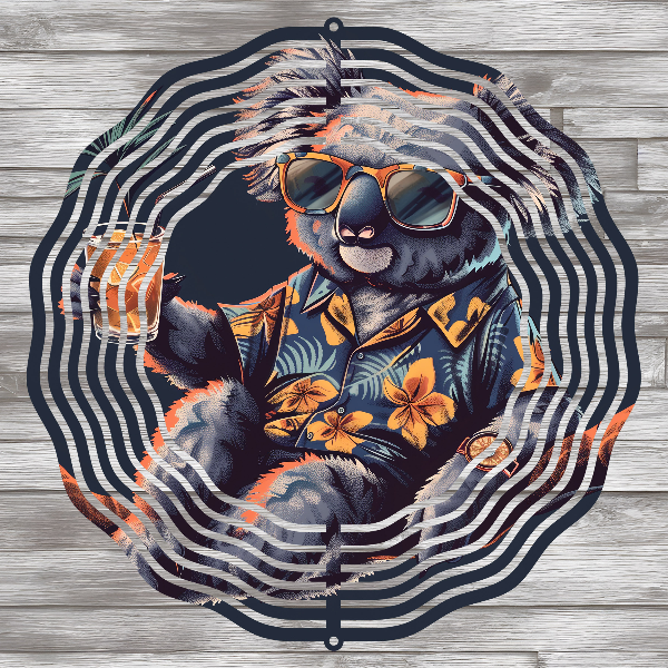 Koala Wind Spinner Design, Tropical Garden Spinner, Funny An | Inspire ...