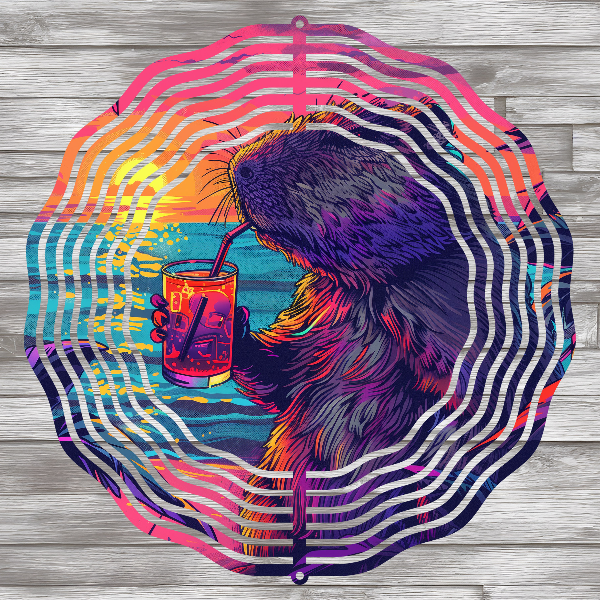 Capybara Wind Spinner Design, Funny Garden Spinner, Funny An | Inspire ...