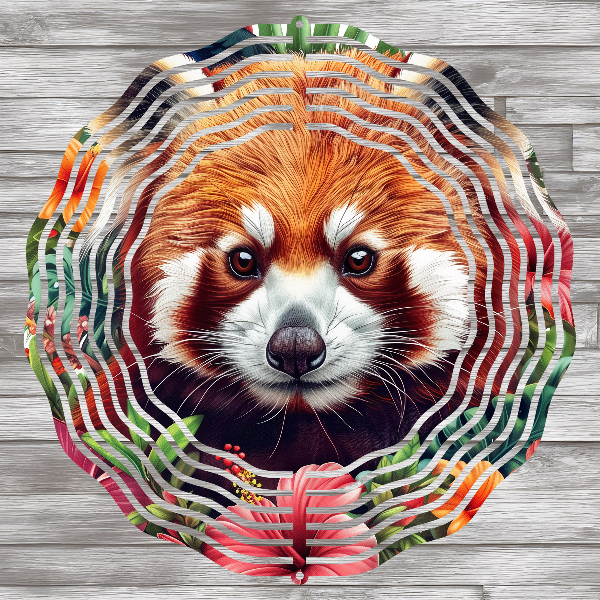 Red Panda Wind Spinner Design, Summer Garden Spinner, Tropic | Inspire ...