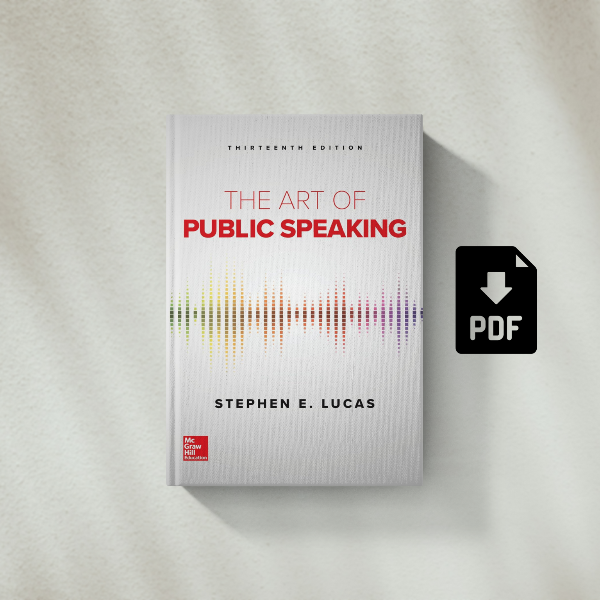 The Art Of Public Speaking 13Th Edition By Stephen Lucas - Inspire Uplift