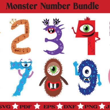 cute number clipart - Inspire Uplift