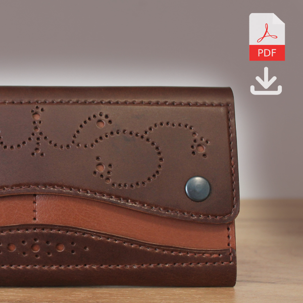 PDF Pattern: Leather Women Wallet - 4mm | Inspire Uplift