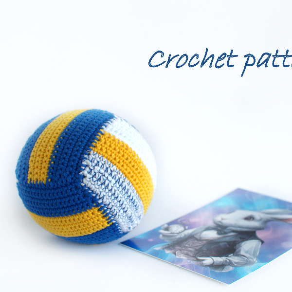 PATTERN Volleyball toy, Adorable Crochet Volleyball - Inspire Uplift