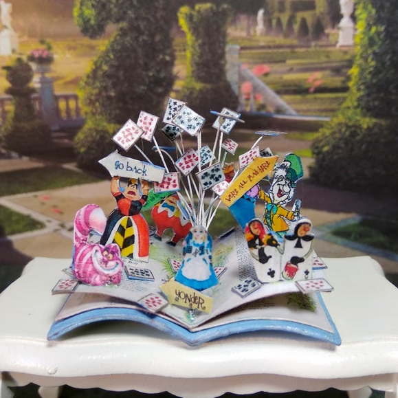 Miniature puppet theater in the style of Alice.1:12 scale. - Inspire Uplift