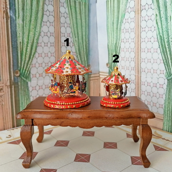 Carousel for a doll. Doll toy. 1:12. Handmade. - Inspire Uplift
