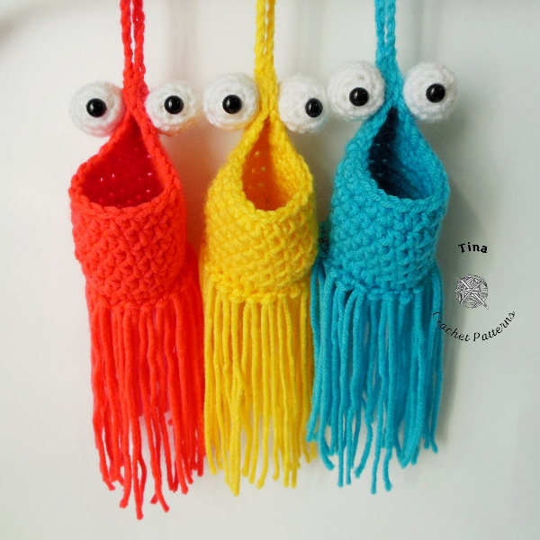 CROCHET PATTERN - Mini Yip Yip, Crochet Hanging Yip Yip Mart | Inspire ...