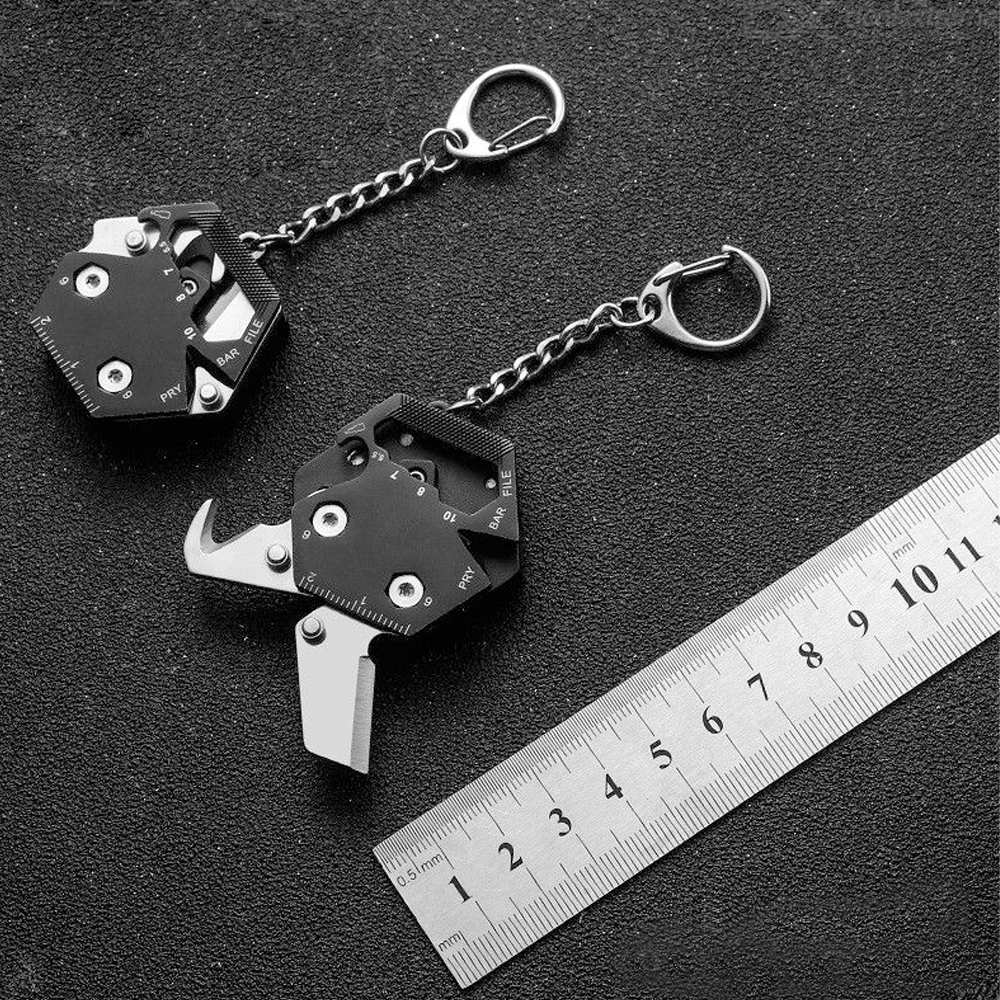 Multifunctional Hexagonal EDC Keychain - Inspire Uplift
