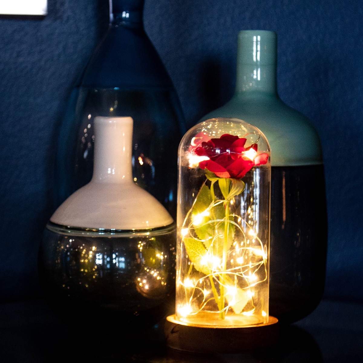 Enchanted Rose Flower Lamp For Striking Decor - Inspire Uplift