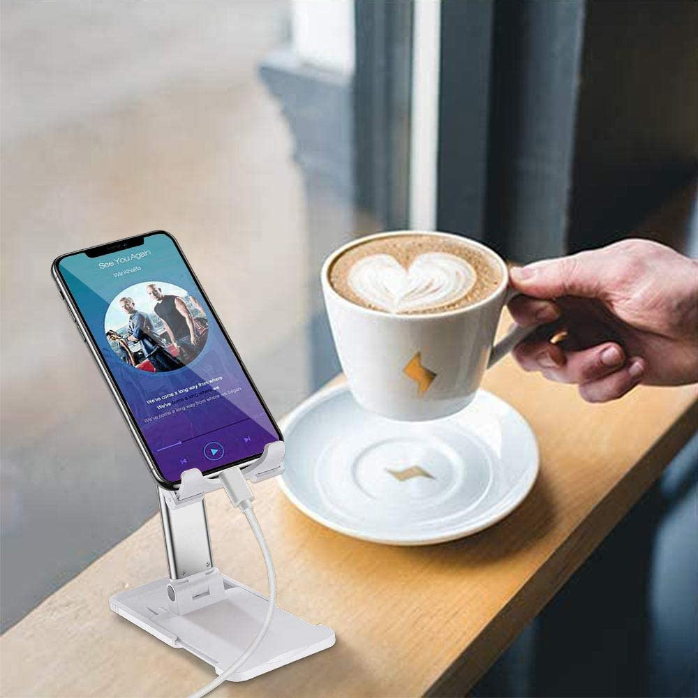 Foldable Metal Desktop Phone Stand Holder - Inspire Uplift