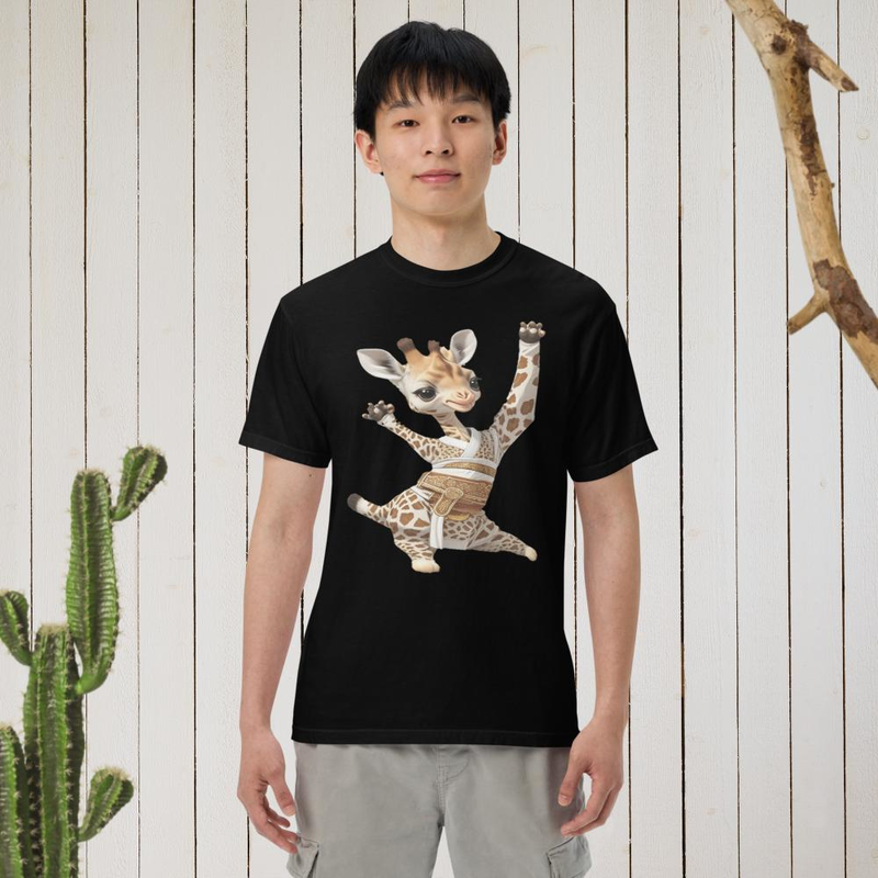 Giraffe Beautiful giraffe dancing Unisex garment-dyed heavyw | Inspire ...