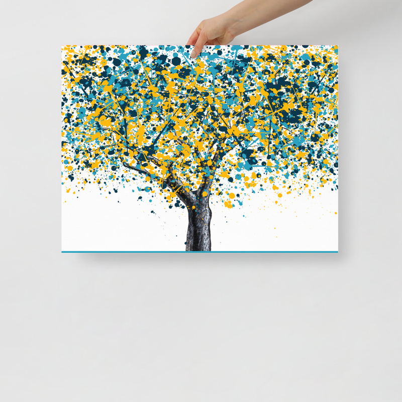 Abstract Tree Poster | Inspire Uplift