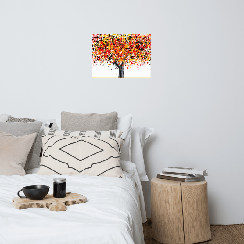 Abstract Tree Poster | Inspire Uplift