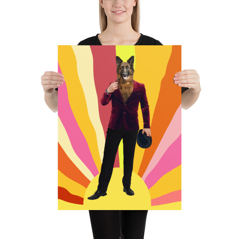 Dog Suit Poster - Inspire Uplift