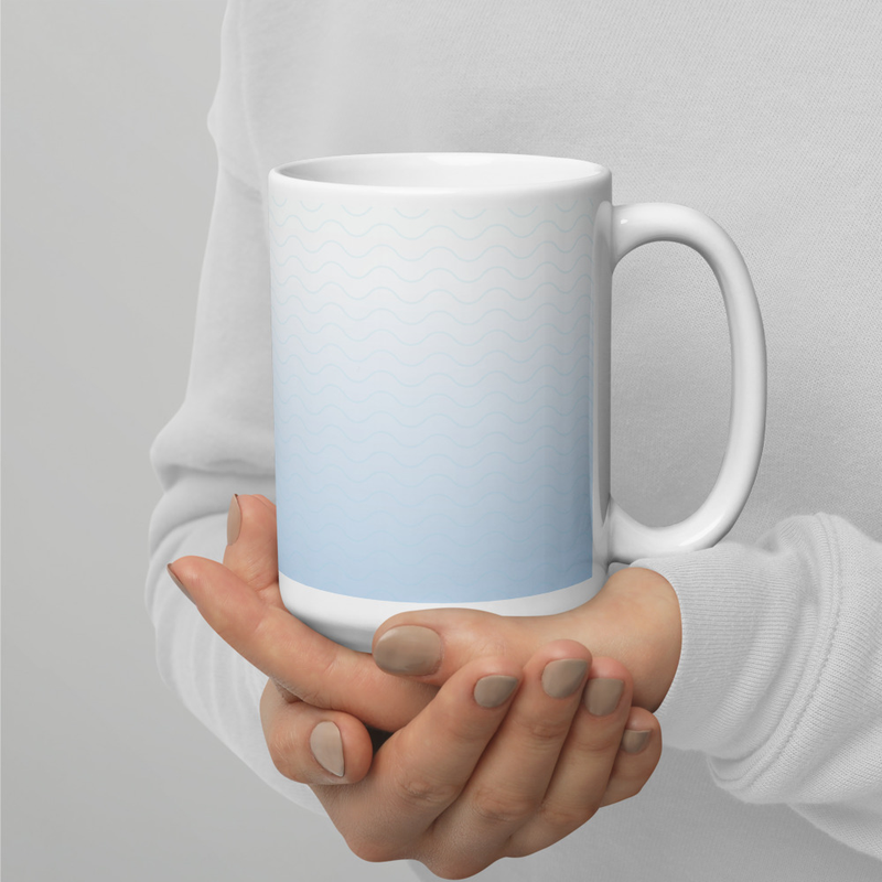 Astronaut bleu shady mug | Inspire Uplift